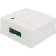 Intellinet Network Solutions Cat6 UTP Mount Box, 2 Port, Locking ...