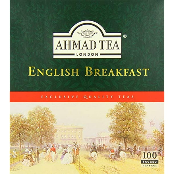 Ahmad Tea English Breakfast (Pack of 1, Total 100 Tea Bags) - Walmart.com