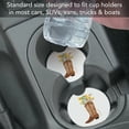 Thirstystone "Western Cowgirl" Single Absorbent Stone Car Coaster ...