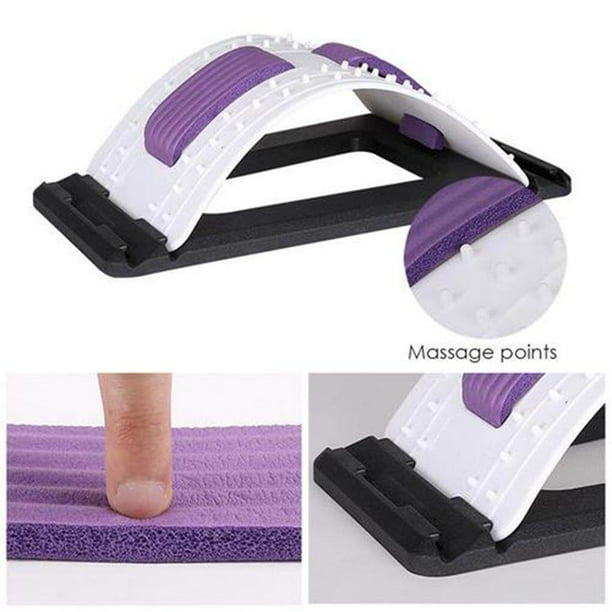 Back Stretcher Lumbar Support Device Adjustable Back Massager Posture ...