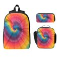 3pcs Casual Daypack 17 Inch Backpack Set Bookbag+Pencil Case+Lunch Bag ...