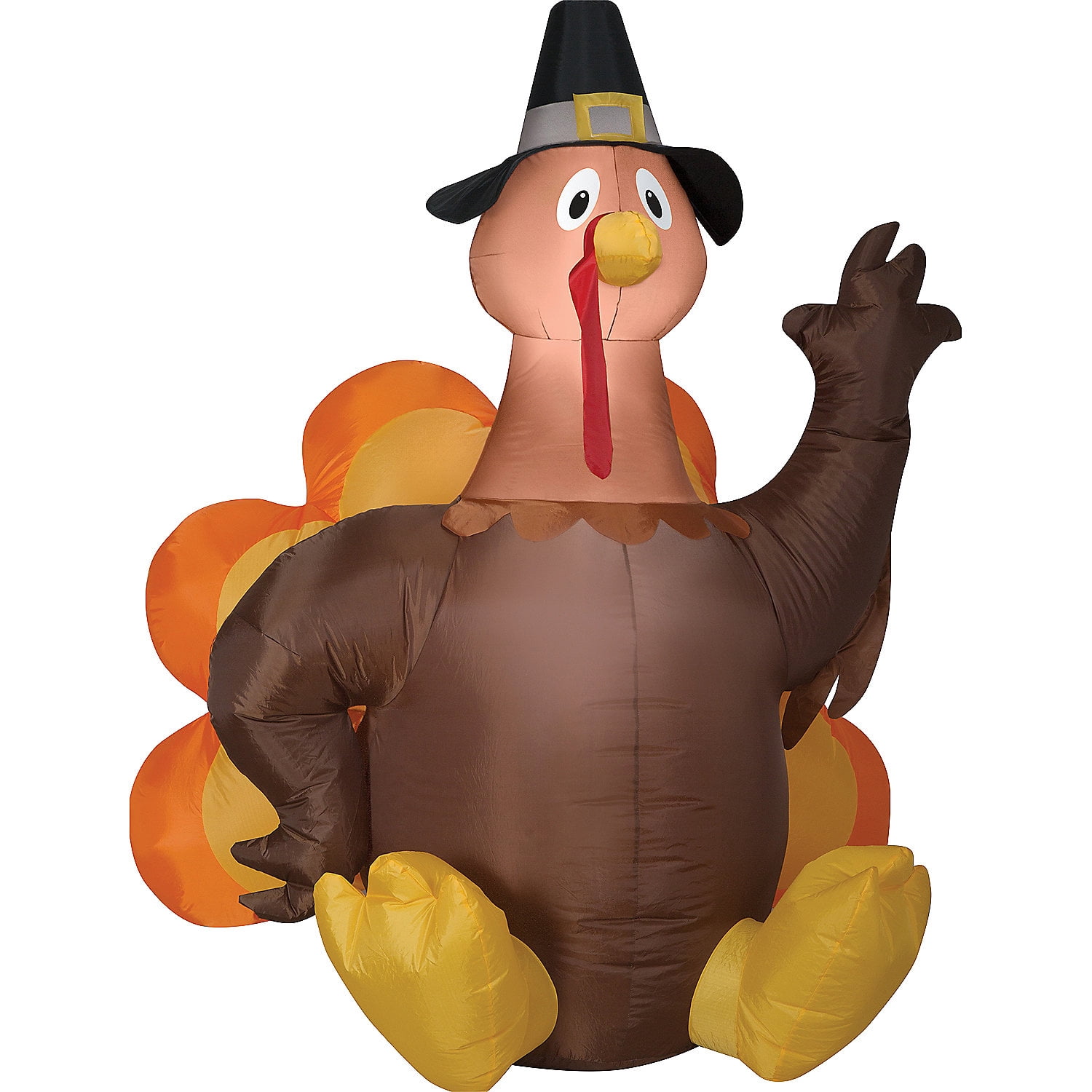 Gemmy 6 ft Harvest Turkey Inflatable Decoration - Walmart.com