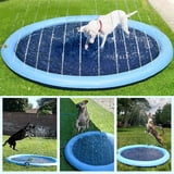 AUMIY PVC Pet Sprinkler Mat Slip-Resistant Dog Splash Pad with ...