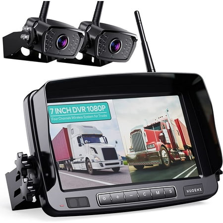 Wireless Backup Camera, HD 1080P 2 Digital Rear View Camera System 7 ...