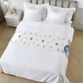 Bed Runner Starfish Shell Conch Bedding Scarves Soft Decorative Bed ...