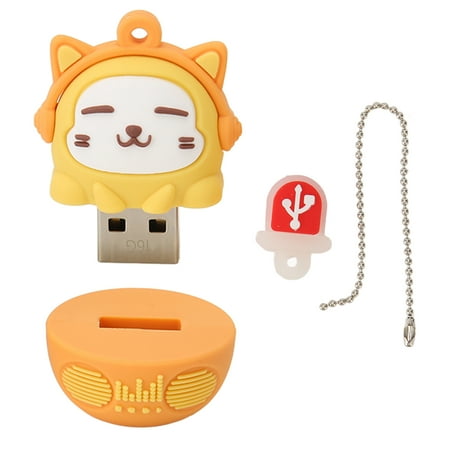 Cat Flash Drive,Cartoon Flash Drive PVC Mini U Disk Cute U Disk ...