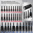 80-Piece Premium Magnetic Impact Nut Driver Set Metric & SAE with ...