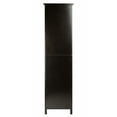 Winsome Wood Burgundy Wine Display Tower, Black Finish, 15 Bottle ...