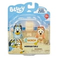 Bluey, Mermaid Tails Figure Pack, Includes Bluey and Bingo, Toddler Toy ...