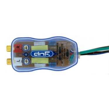 Speaker Wire to RCA Hi/Low Adapter Converter Line Level Output Audio ...