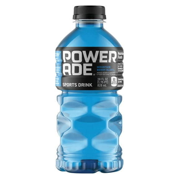 2X - Powerade Blue Blueberry Sports Drink Bottle-28 fl oz - Walmart.com