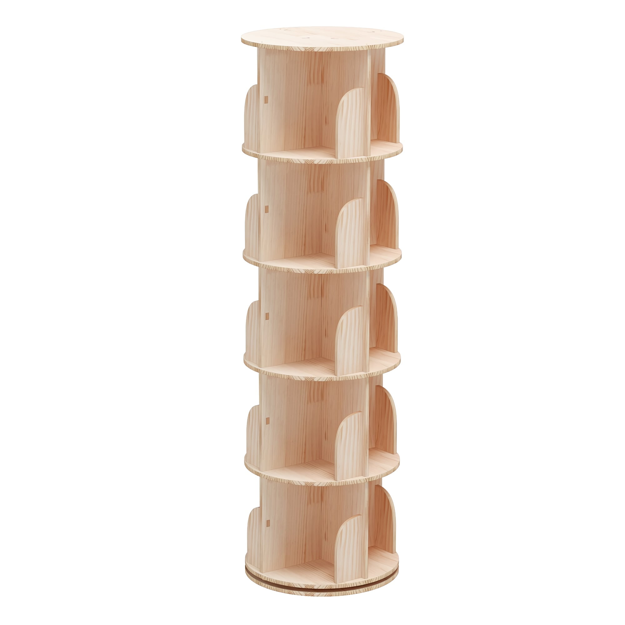 Click here for Toytexx 5-Tier 360° Rotating Stackable Bookshelf O... prices