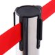 Costway 6Pcs Stanchion Posts Queue Pole Retractable Red Belt Crowd ...