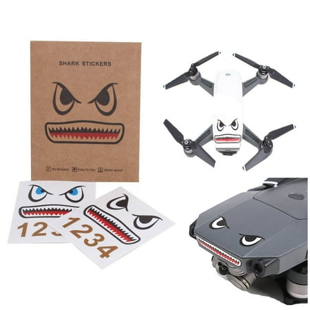 Darkhorse Shark Face Design Sticker Decal Skin DIY Accessory for DJI ...