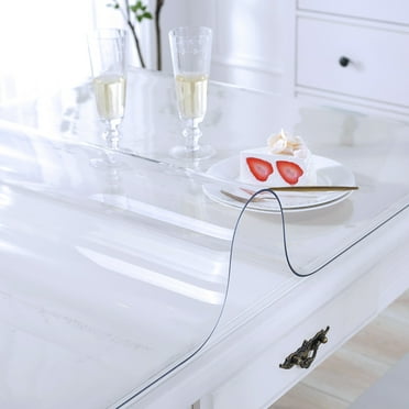 Byson Clear Dining Table Protector 1.5mm Thickness– PVC Table Cover ...