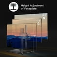 MountFTV Universal Swivel TV Stand for 32–55 inch TVs, Height ...