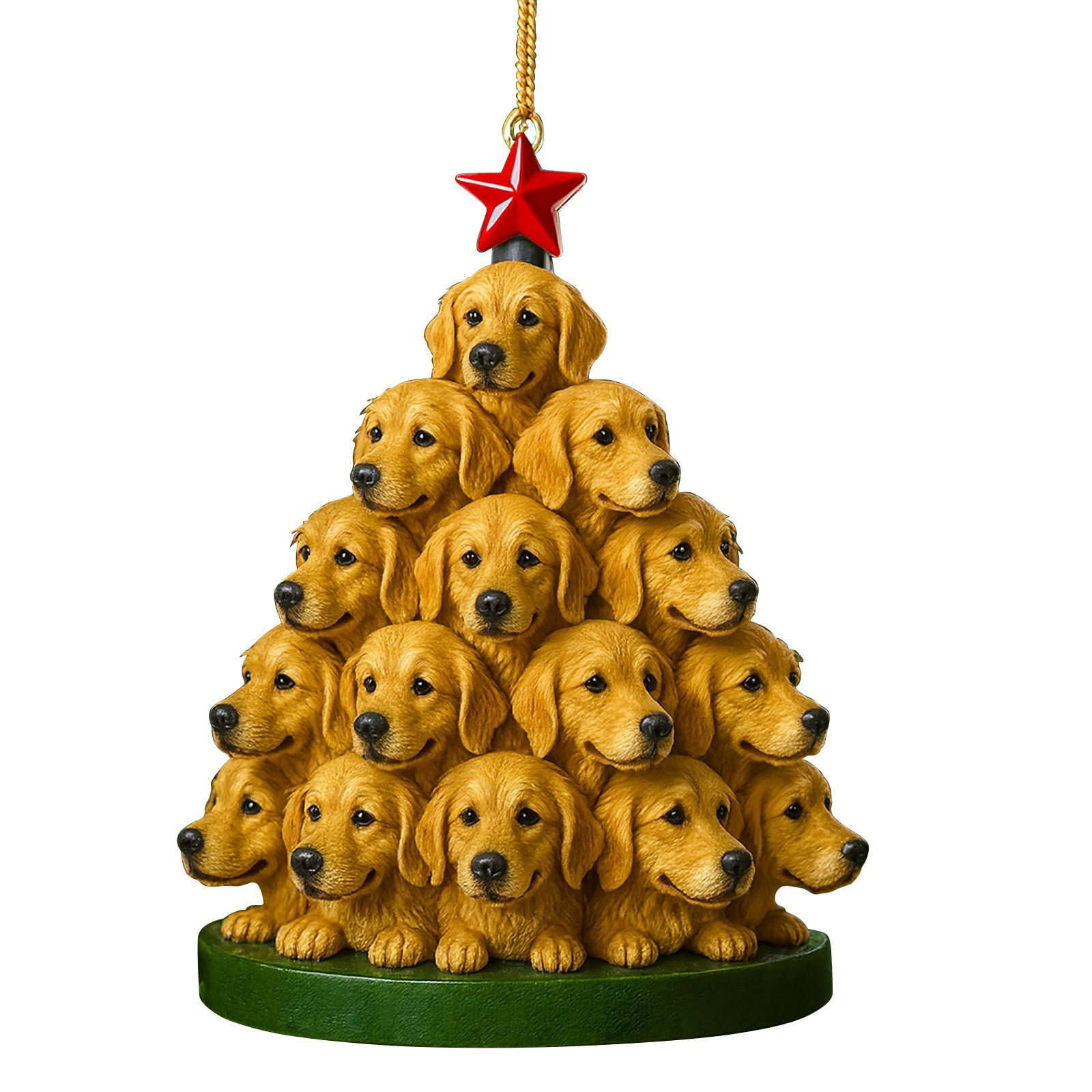 Click here for North Folk Christmas Decoration 2d Acrylic Dog Orn... prices