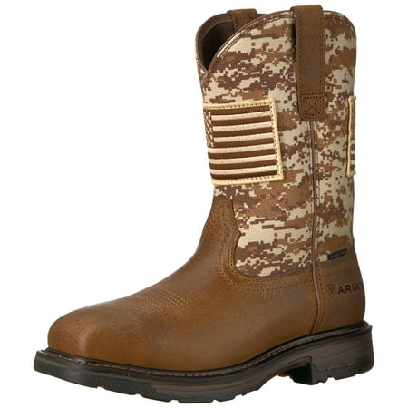Ariat Work Men's Workhog Patriot Steel Toe Construction Boot, Earth ...