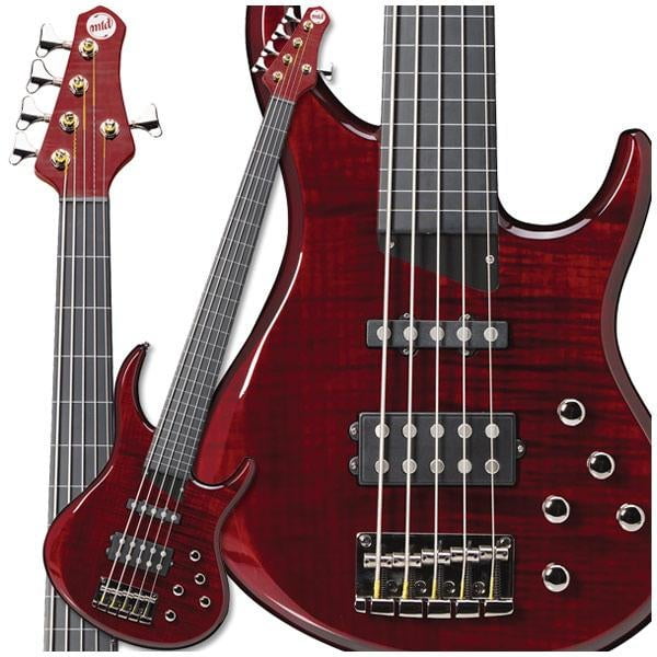 MTD Kingston MTD Heir 5 String Bass Guitar (Tobacco Sunburst - Rosewood ...