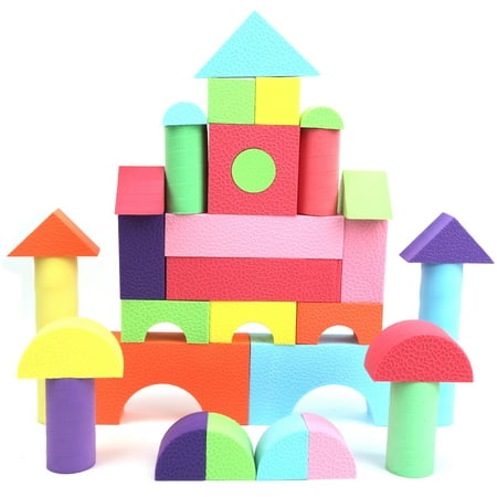 Construction Toys, Portable Foam Building Block Set, Lightweight For ...