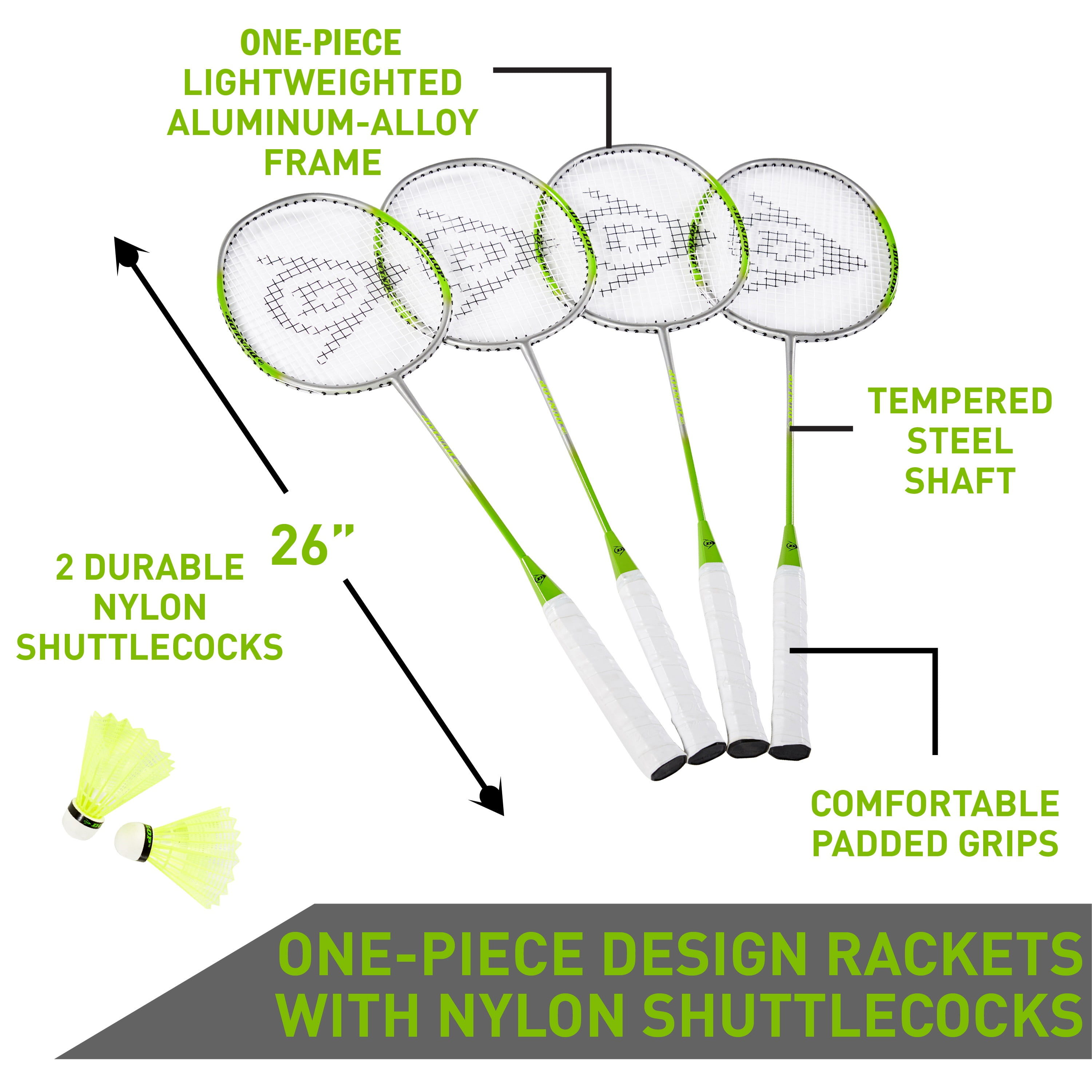 Badminton Racket Parts Labeled