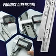18 Inch Soft Close Drawer Slides 10 Pairs (20pcs) Side Mount Rails ...