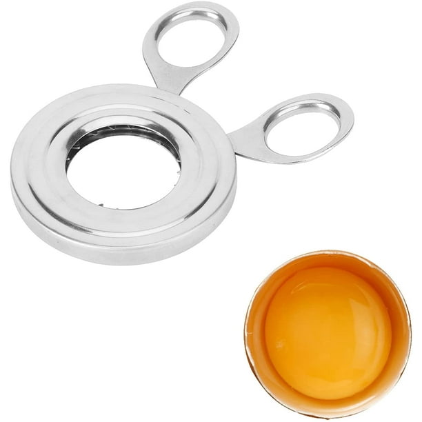 Egg Shell Opener Topper Cutter, Stainless Steel Egg Cracker Separator ...