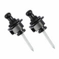 4Pcs Guitar Strap Locks Buttons Schaller Style Locking Systerm Black US ...