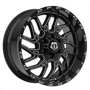 TIS 544BM 22x12 Gloss Black Milled Wheel 6x135/6x5.5 - Exceptional ...
