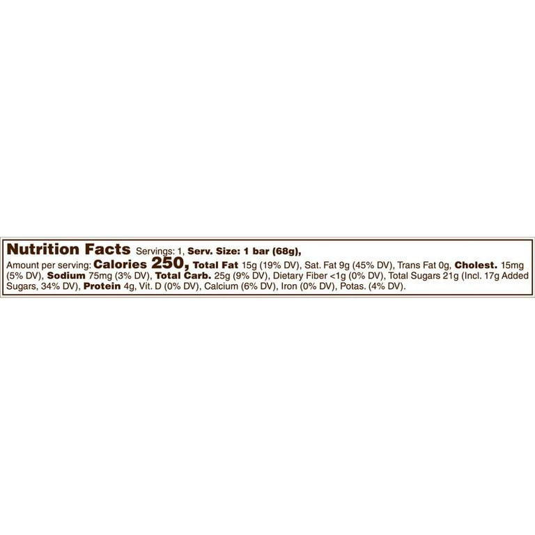 Snickers Ice Cream Bar Nutrition Facts