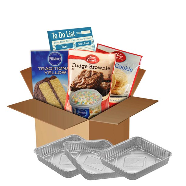 Baking Kit Box Quarantine Family Fun Assorted Cake and Cookie Mixes ...