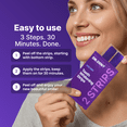 DRDENT Purple Teeth Whitening Strips 7 Treatments - Safe for Enamel ...