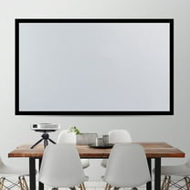 130 Inch Fixed Aluminum Frame Projector Screen Home Theatre HD TV ...