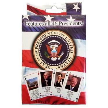 Bicycle Us Presidents Playing Cards with 44 Presidents 4 First Ladies ...