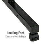 Mind Reader Standing Desk, Adjustable Height, Computer Desk, Portable ...