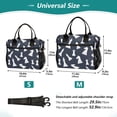 ALAZA Chess Vintage Print Cooler Lunch Bag Insulated Reusable Lunch ...