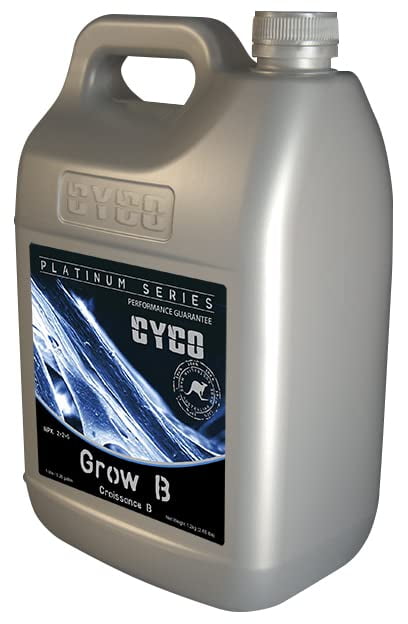 Cyco Grow B, Liquid Nutrient for Hydroponic Plants, 2-2-6, 5 Liter ...