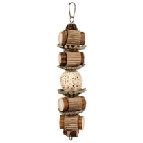 Prevue Pet Products Naturals Preen & Pacify Coco & Bamboo Bird Toy ...