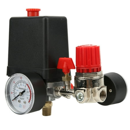 Manifold Relief Regulator Gauges Pressure Valve Switch 4-Holes Manifold ...