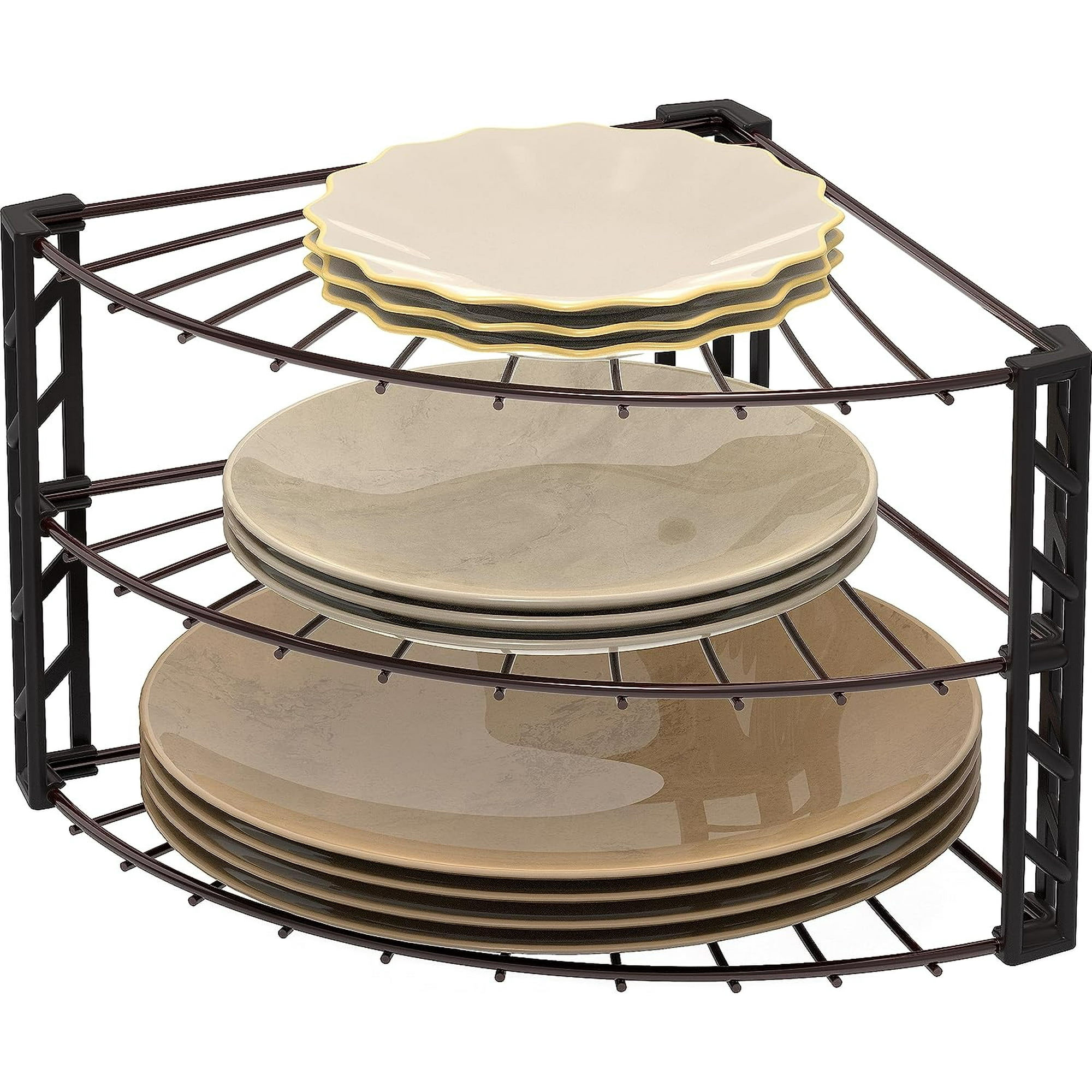 Click here for Rejoda-Simplehouseware 3-Tier Corner Shelf Plate R... prices