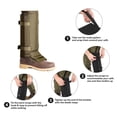 Snake Gaiters Snake Chaps, Waterproof Lower Legs Snake Guards, Snake ...