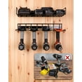 Euur Heavy Duty Tool Holder, Wall Mounted Removable Shelf, Storage Rack ...