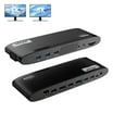 AV Access KVM Switch Docking Station for 2 Monitors 2 Computers, 4K KVM ...