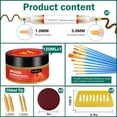Wood Burning Gel Kit,4 OZ wood Burning Paste,Wood burning Pen Kit for ...