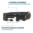 Buckle-Down Pet Collar, Dog Collar Plastic Buckle, Snake Skin, 8.5 to ...