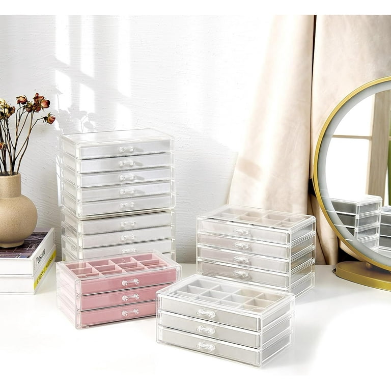 Stackable acrylic jewelry organizer store