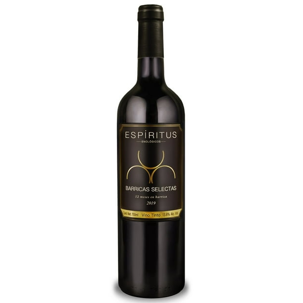 Vino Tinto Espíritus Barricas Selectas 750 ml Vid Mexicana Vino Tinto ...