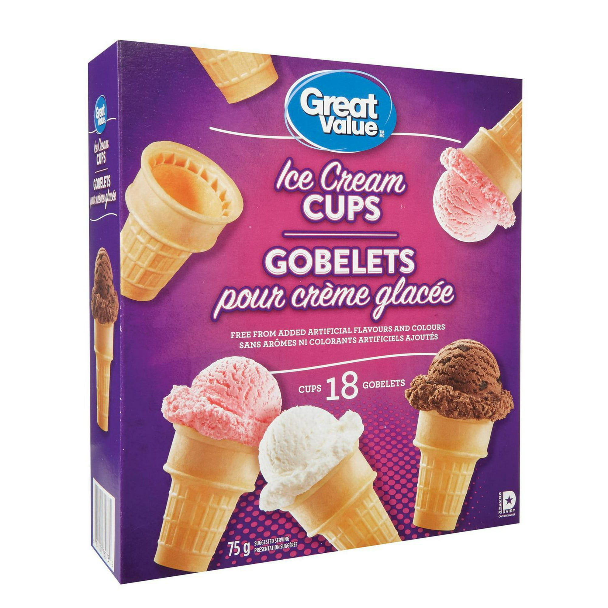Great Value Ice Cream Cups