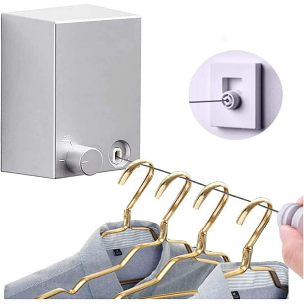 Retractable Clothesline, Telescopic Stainless String Invisible ...