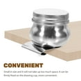 2 Pcs Stainless Steel Oil Paint Mixing Pot Brush Dipper Palette Cup ...